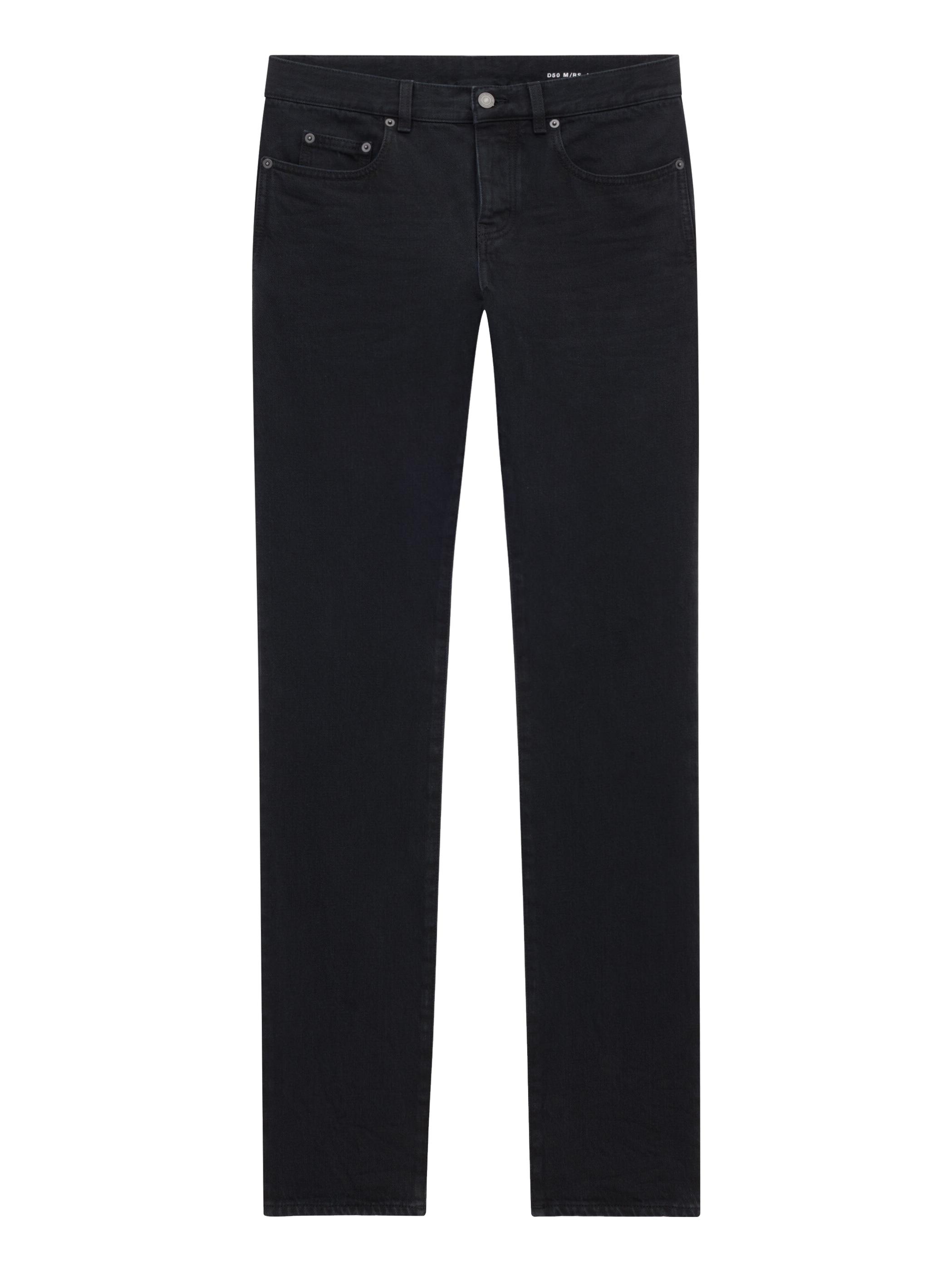SAINT LAURENT Saint Laurent Slim Fit Jeans in Carbon Black Denim